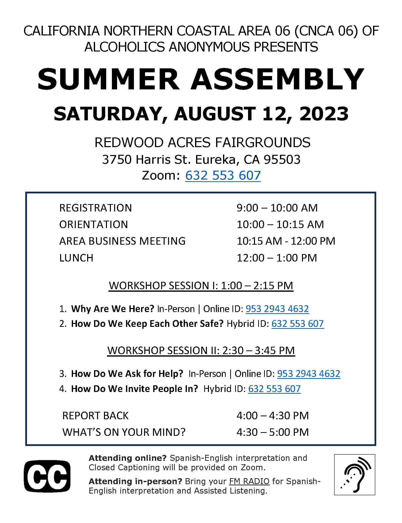 Summer Assembly 2023